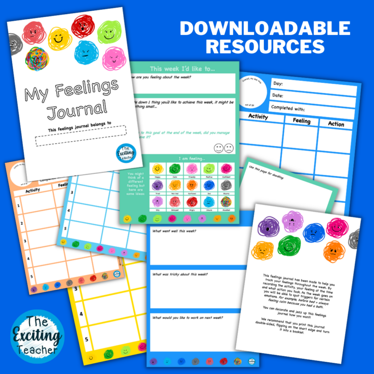 Emotions Check-In Bookmark – Exciting Teacher – Member's Club