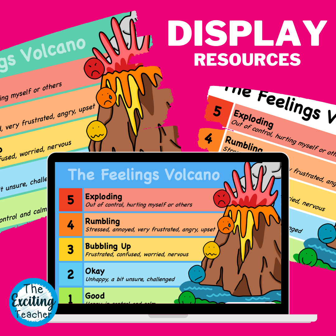 Feelings Volcano Display – Exciting Teacher – Member's Club