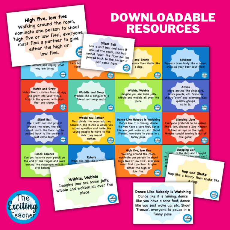 Brain Break Activities and Ideas – Exciting Teacher – Member's Club