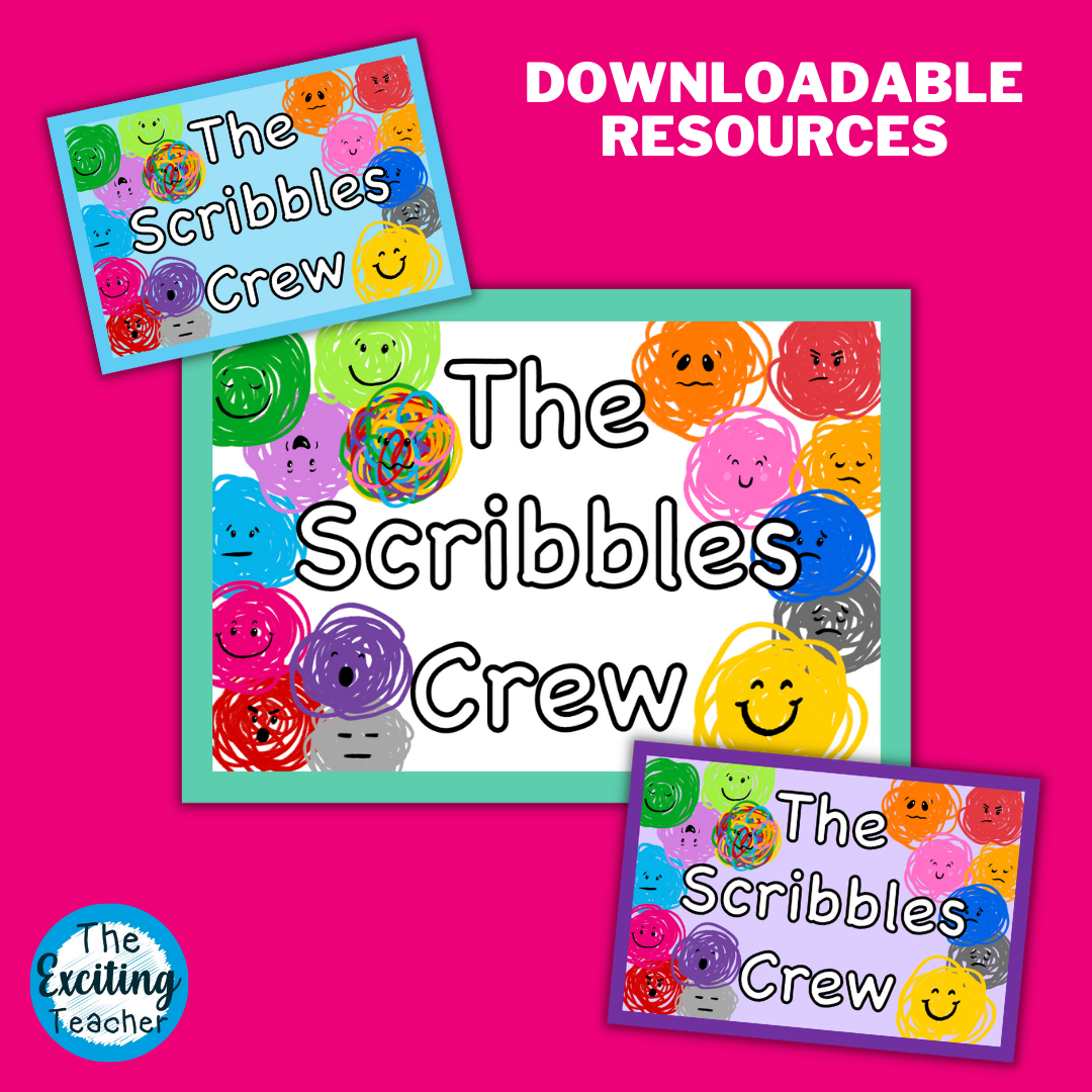 Emotions Flashcards – Halloween Scribbles Edition – Exciting Teacher ...