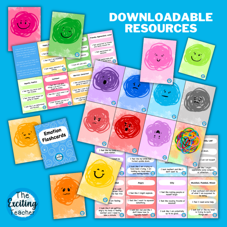 Zones of Self-Regulation Lanyard Prompts – Exciting Teacher – Member's Club