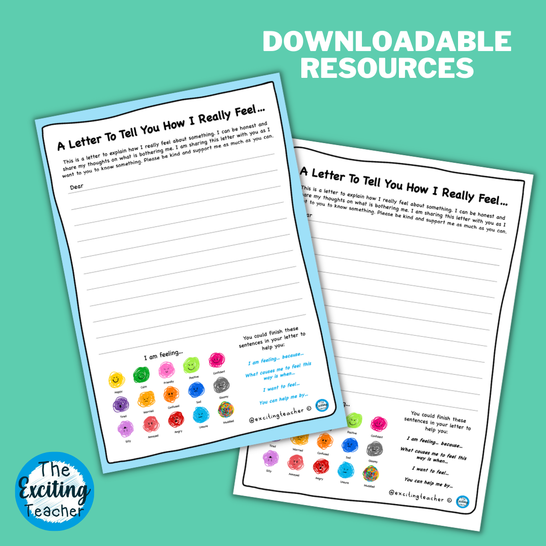 A Letter To Tell You How I Really Feel… – Exciting Teacher – Member's Club
