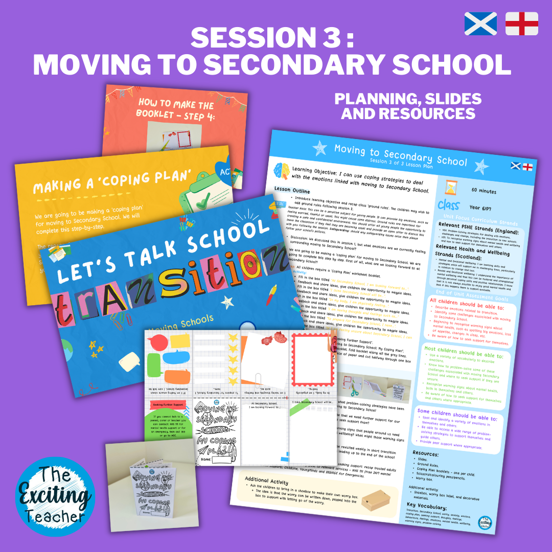 Moving to Secondary School: Transition Session 3 – Exciting Teacher ...
