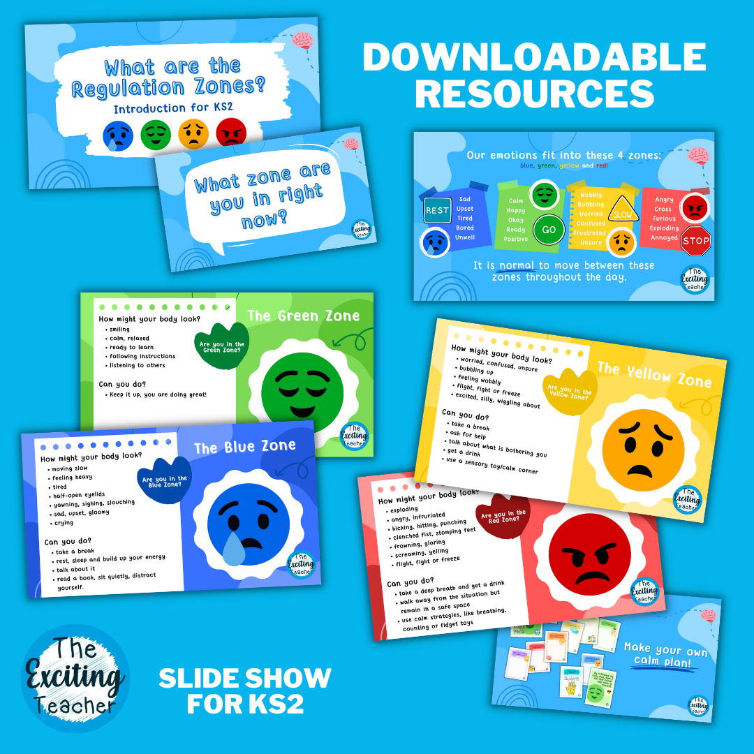 Zones of Regulation: The Zones and their Triggers – Exciting Teacher ...