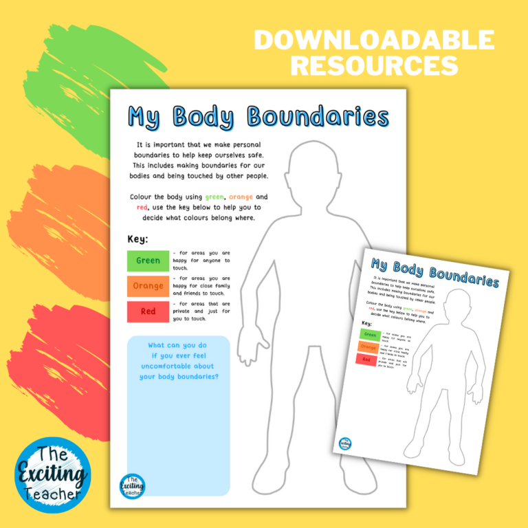 My Personal Body Boundaries: Appropriate Touch – Exciting Teacher ...