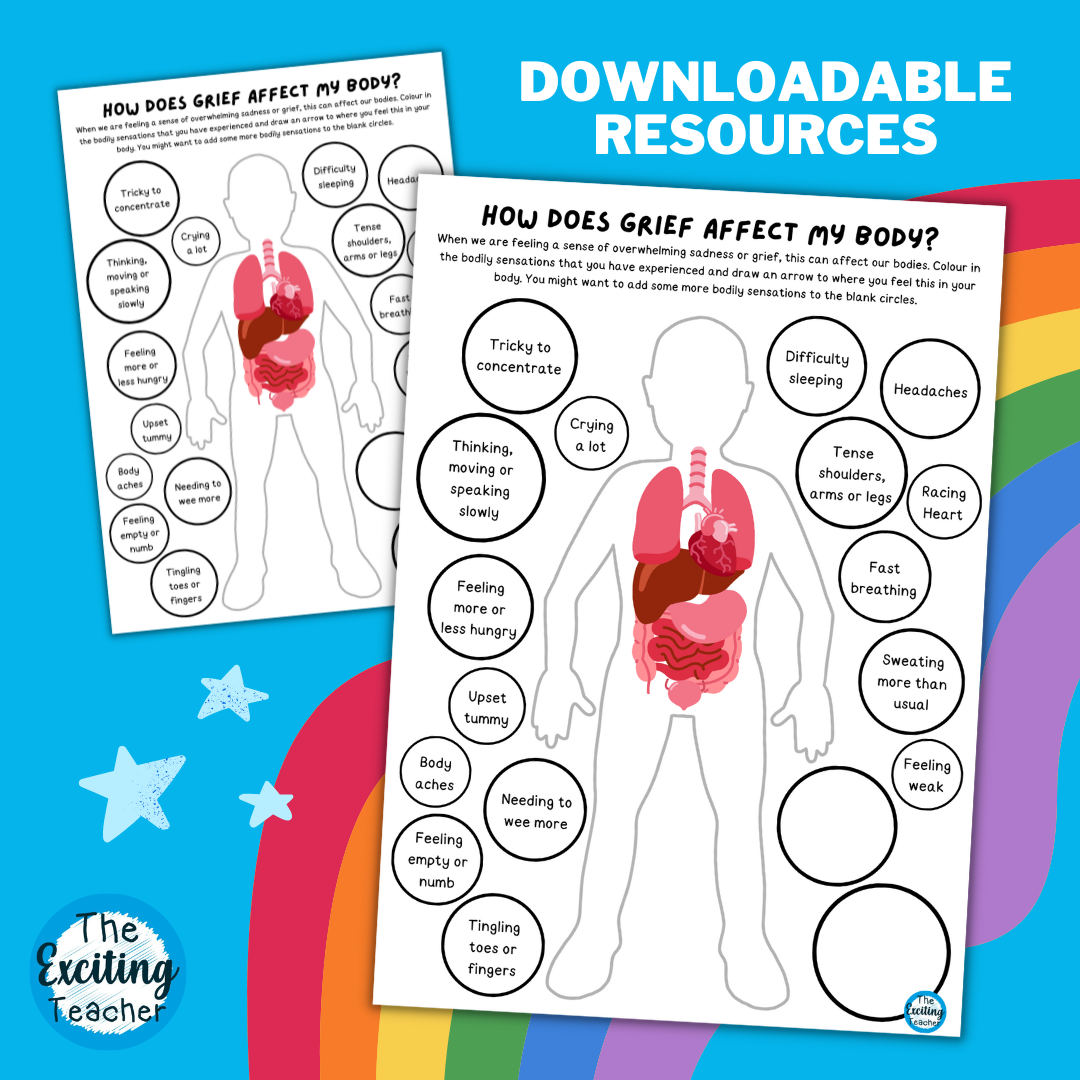 ‘The Stages of Grief’ for Children – Exciting Teacher – Member's Club