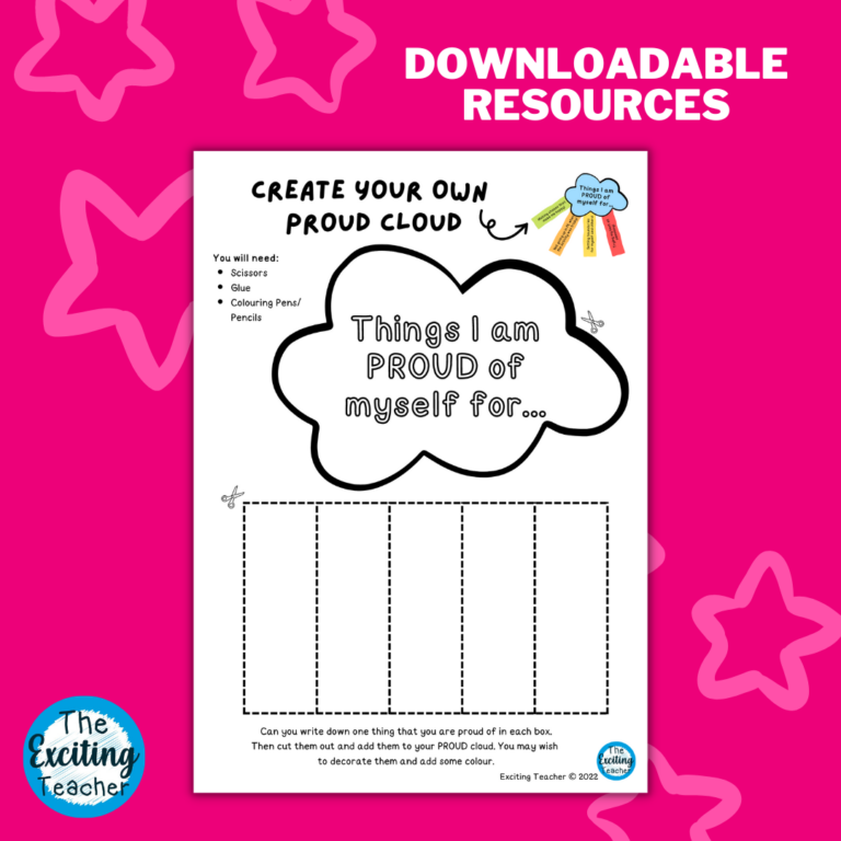 Create Your Own ‘Proud Cloud’: DIY Crafting Activity – Exciting Teacher ...