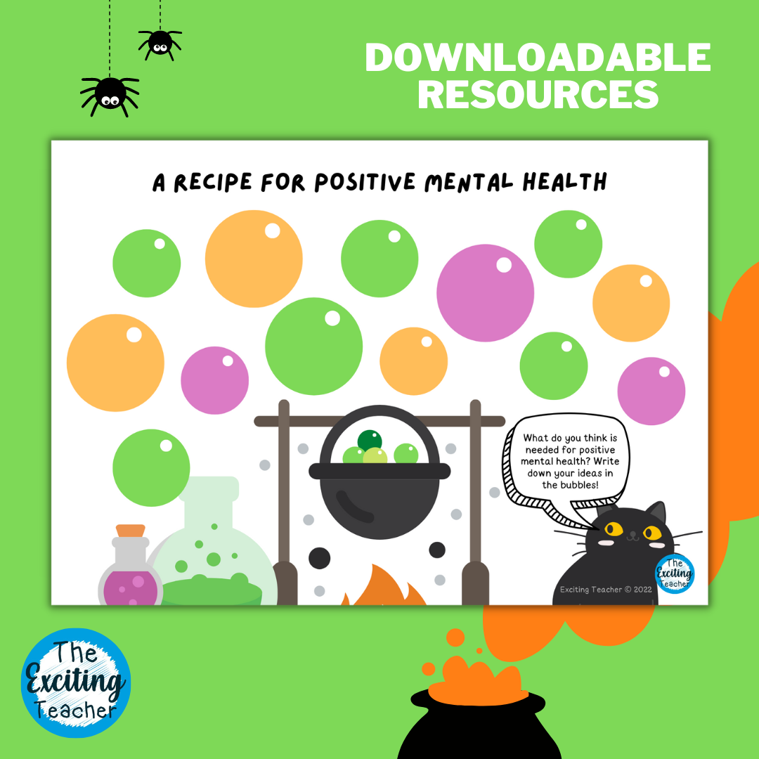 ‘Food and Mood’ A4 Poster – Exciting Teacher – Member's Club