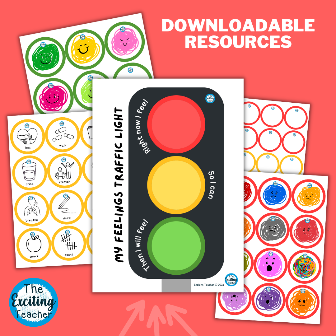 My Feelings Traffic Light: Self Regulation Toolkit for Children ...
