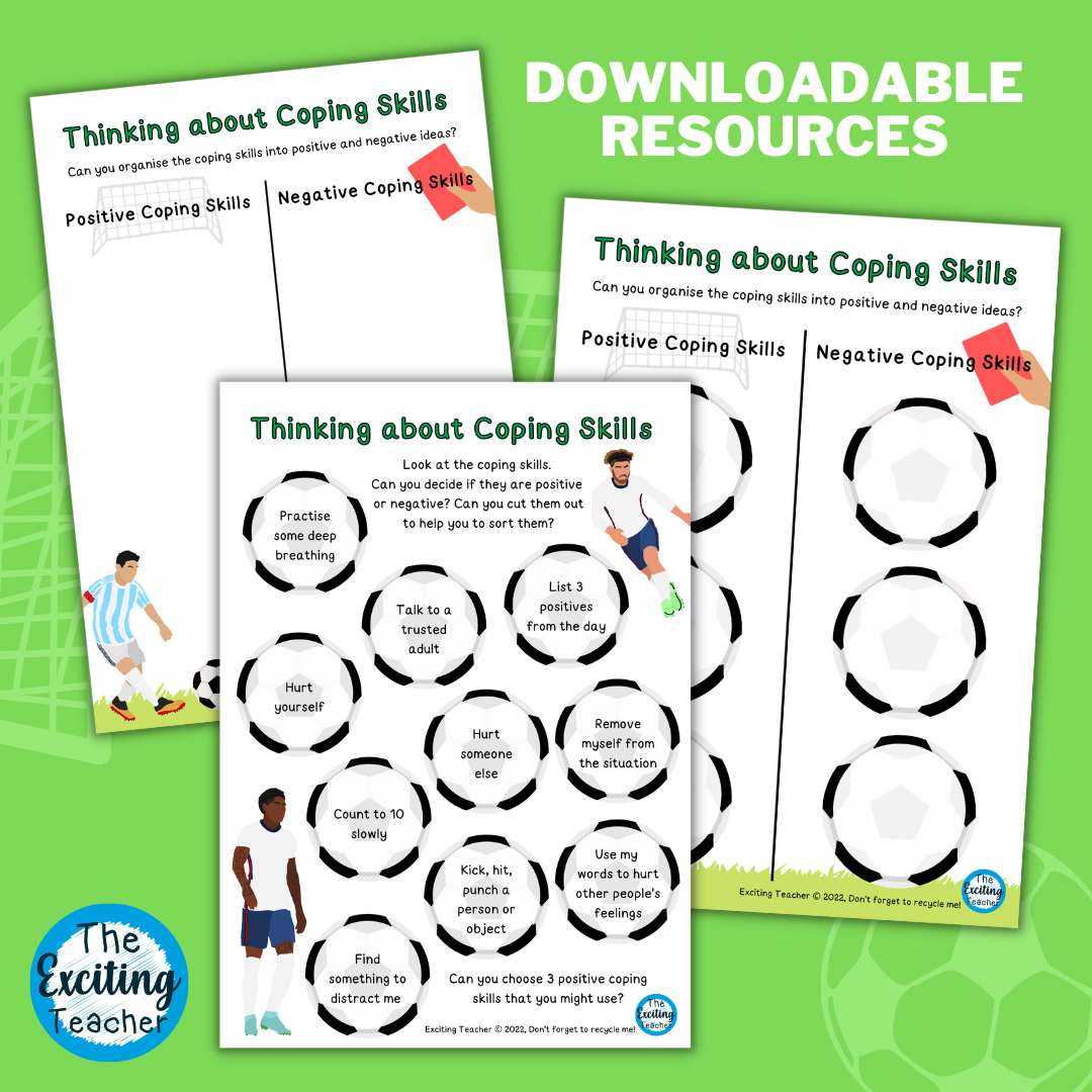 World Cup inspired Football Resource: Positive and Negative Coping ...