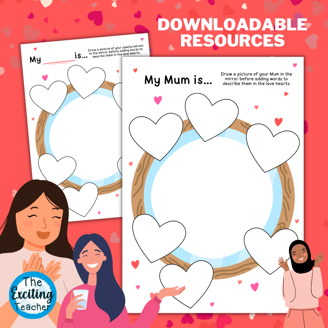 ‘My Mum/Special Person is…’ Describing Activity – Exciting Teacher ...