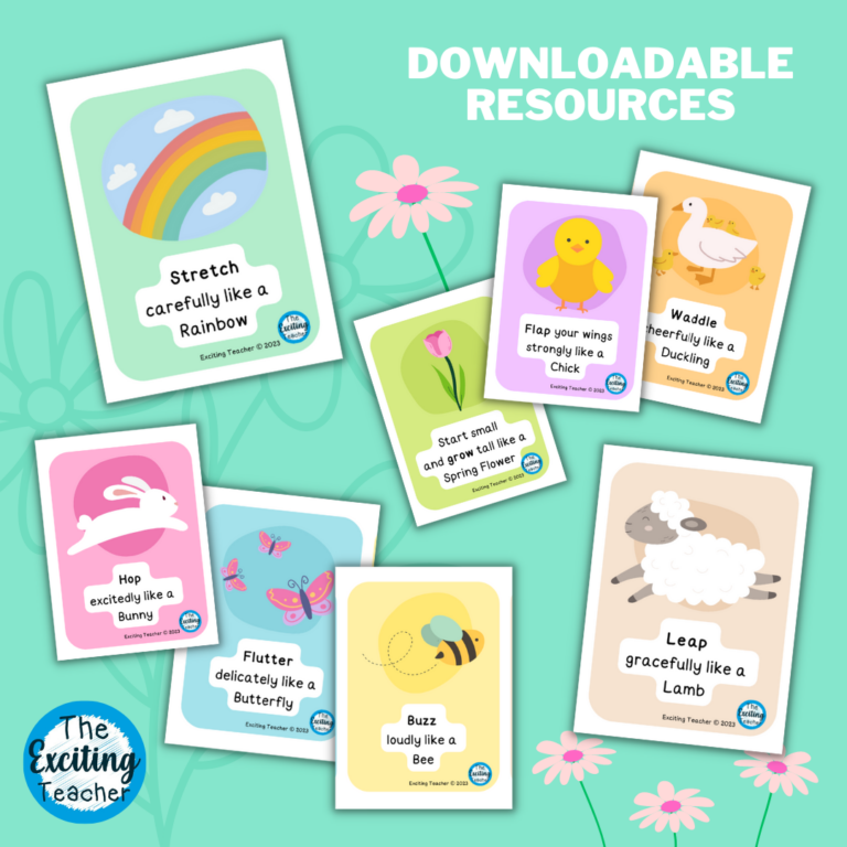 Spring-themed Brain Break (Movement Break) Cards – Exciting Teacher ...