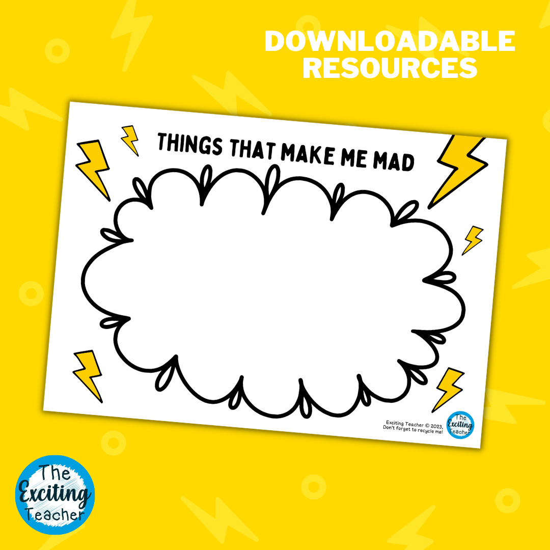 ‘Things That Make Me Mad’ Activity – Exciting Teacher – Member's Club