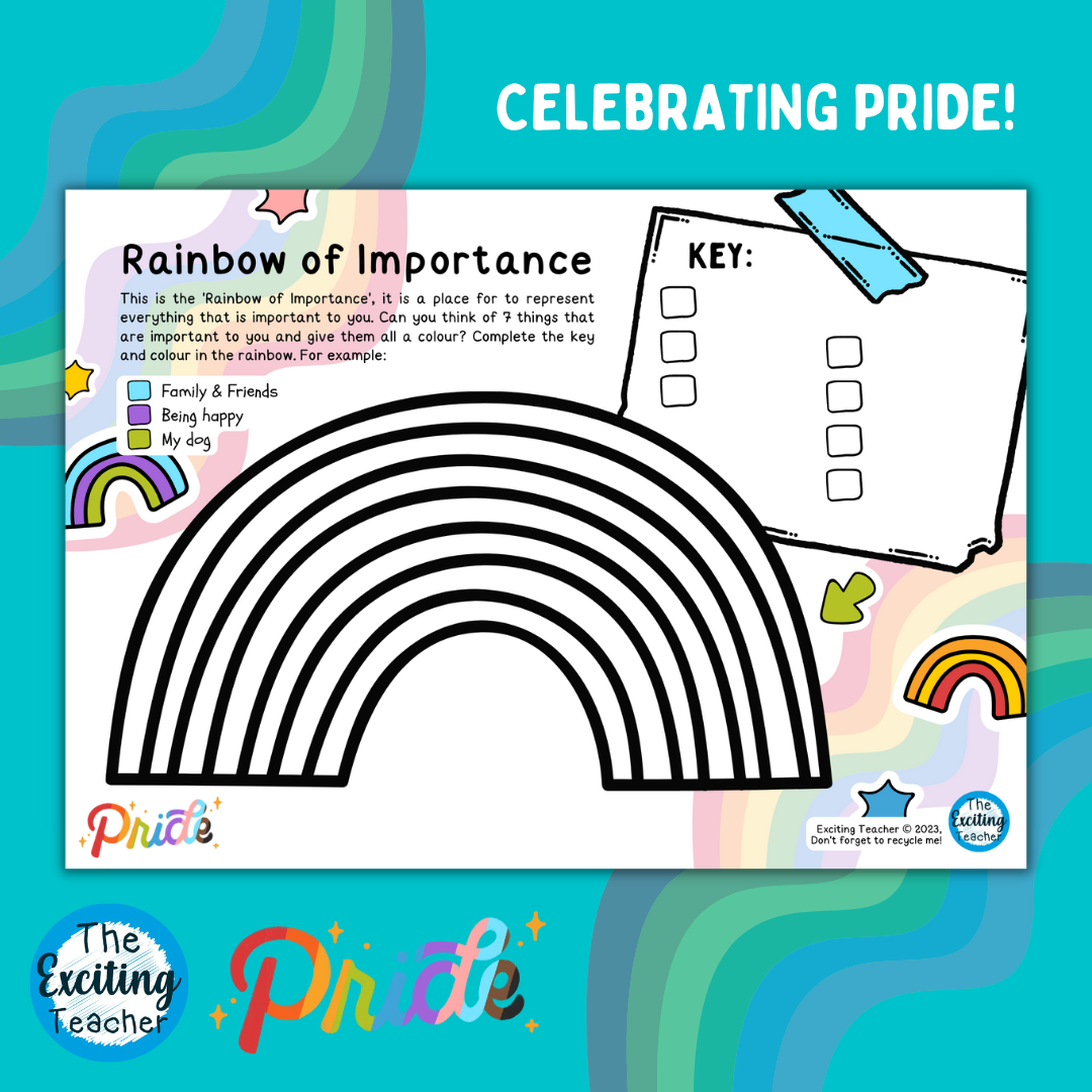 ‘My Rainbow of Importance’: What matters to me? Activity for Children ...