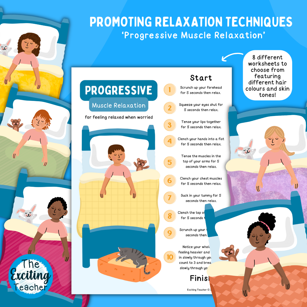 Progressive Muscle Relaxation (PMR): Relaxing Calm Down Strategy for ...