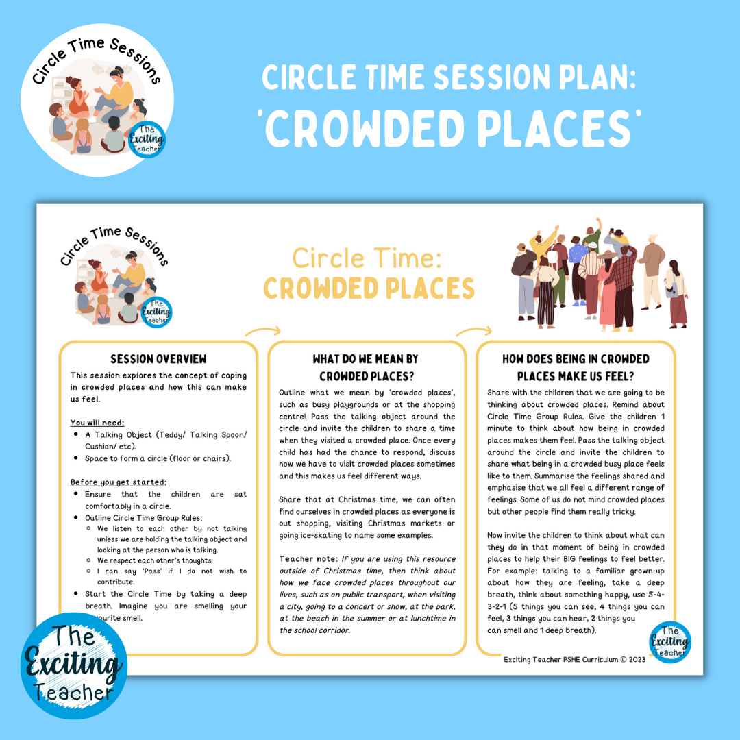 Circle Time Sessions: ‘Crowded Places’ (Lesson Plan) – Christmas ...
