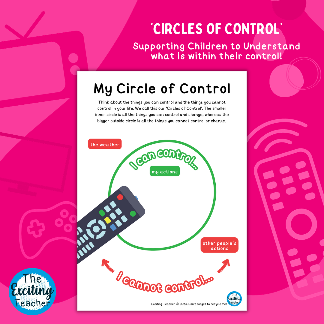 My Circle of Control – Exciting Teacher – Member&#039;s Club