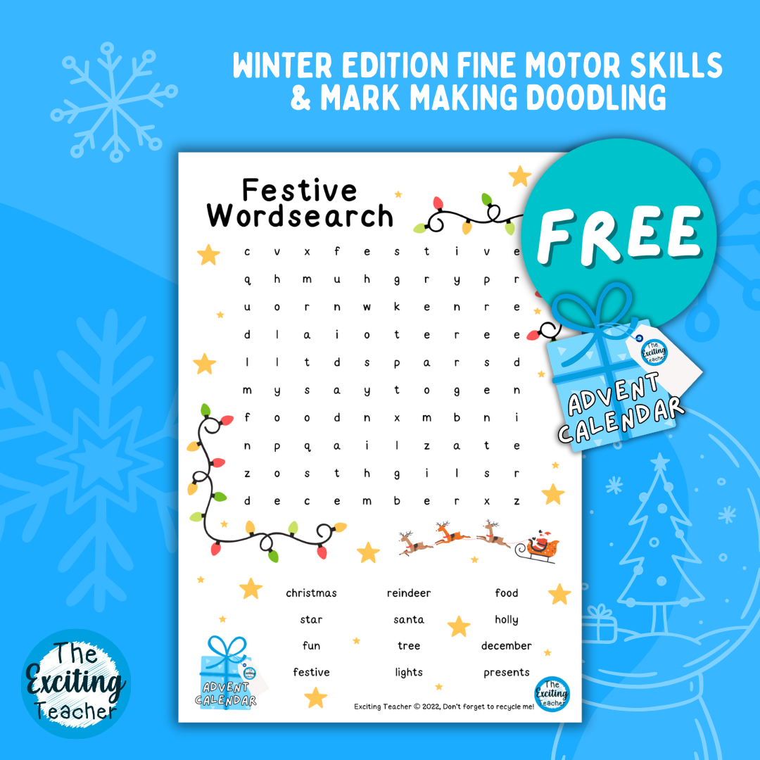 Advent: Festive Christmas Wordsearch for Children – Exciting Teacher ...