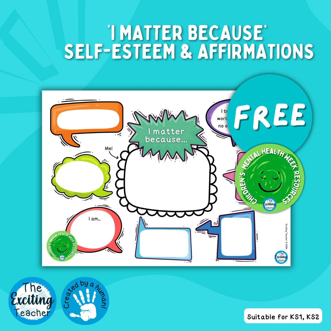 FREE: ‘I Matter because…’ Thinking about Personal Qualities (Children’s ...