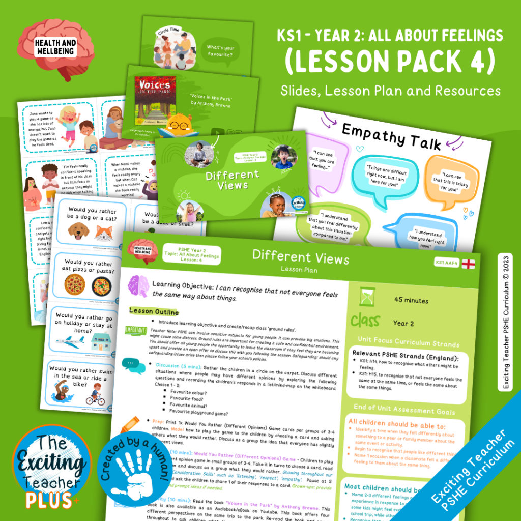 PSHE Curriculum – Exciting Teacher – Member's Club